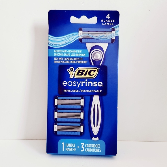 BIC | Grooming | 45 Bic Refillable Mens Easy Rinse Razors With 4 Blades ...